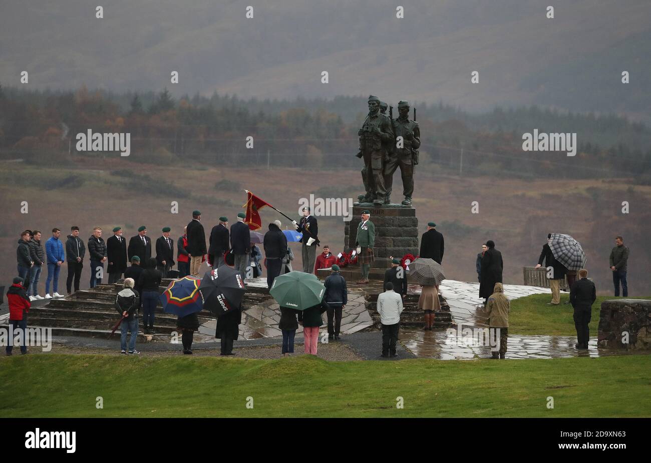 A small number of serving and former Royal Marine Commandos at the ...