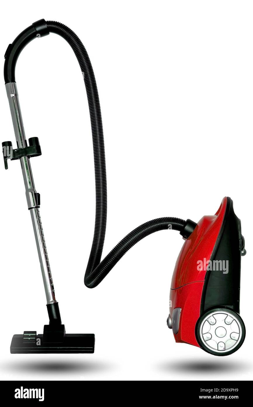 Colorful of vacuum cleaner isolated on white background Stock Photo - Alamy