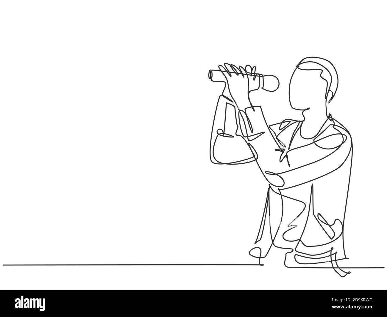 Male pop vocalist Stock Vector Images - Alamy