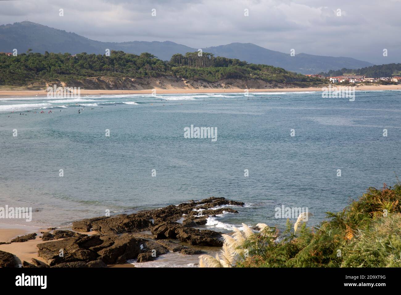 Loredo and Somo Beaches; Santander; Cantabria; Spain Stock Photo - Alamy
