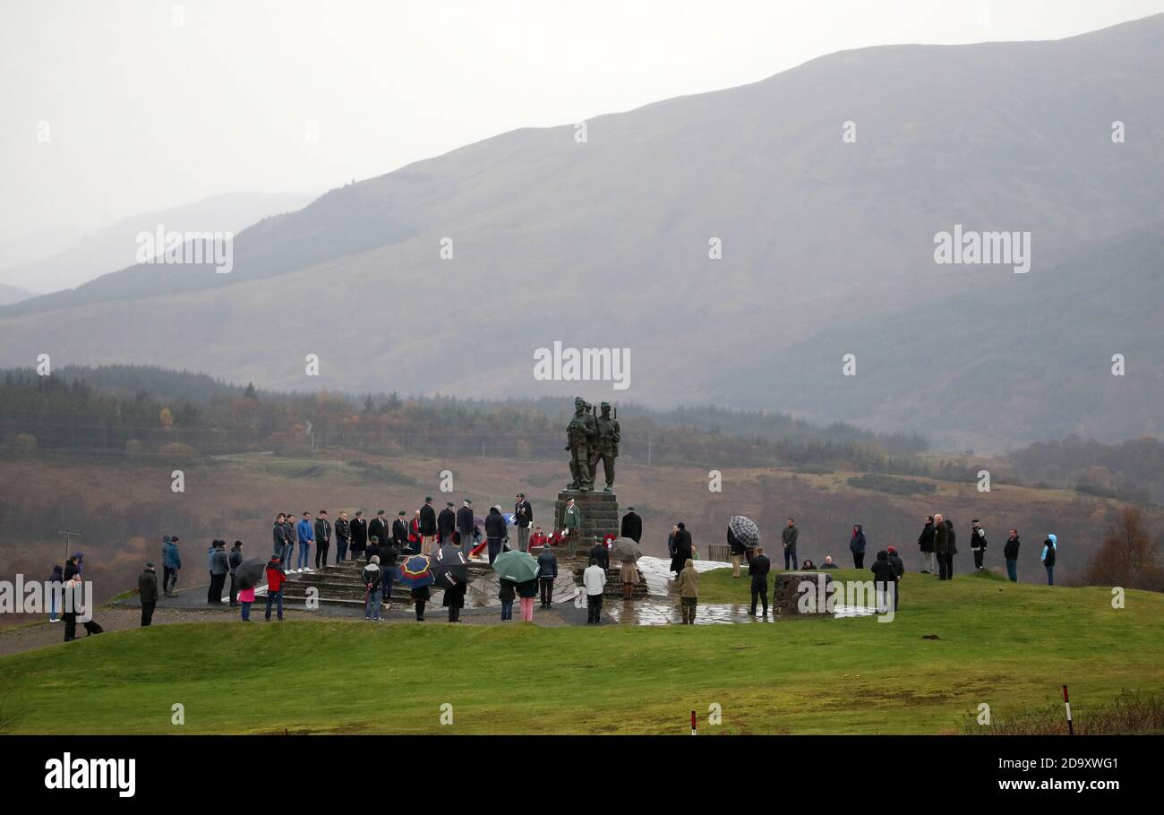 A small number of serving and former Royal Marine Commandos at the ...