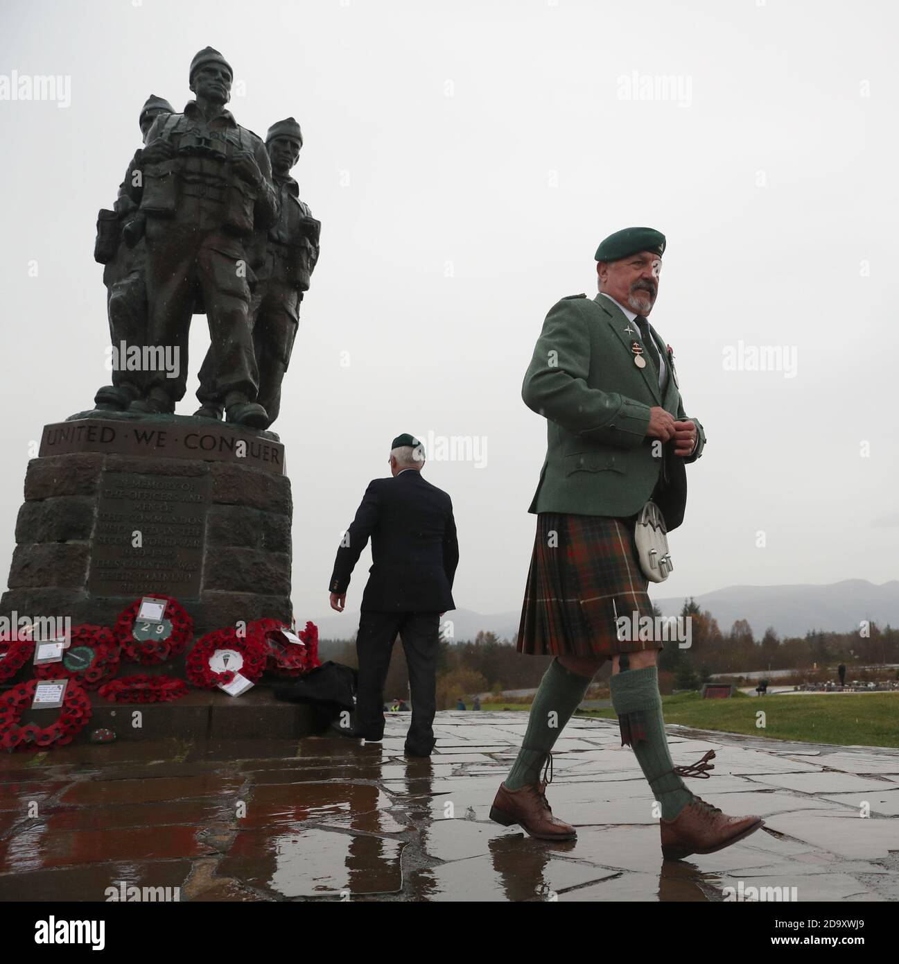 A small number of serving and former Royal Marine Commandos at the ...