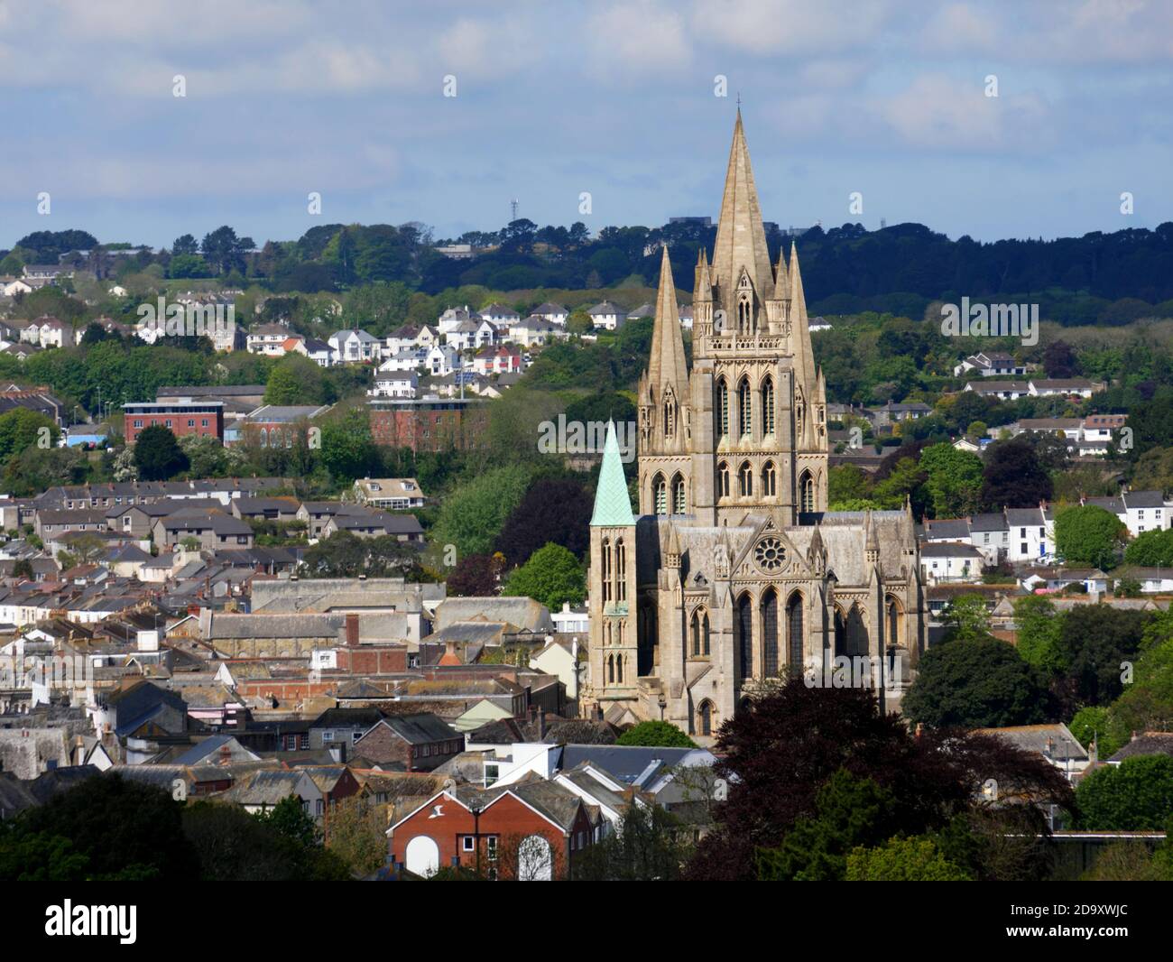 Three spires truro cathedral tower hi-res stock photography and images ...