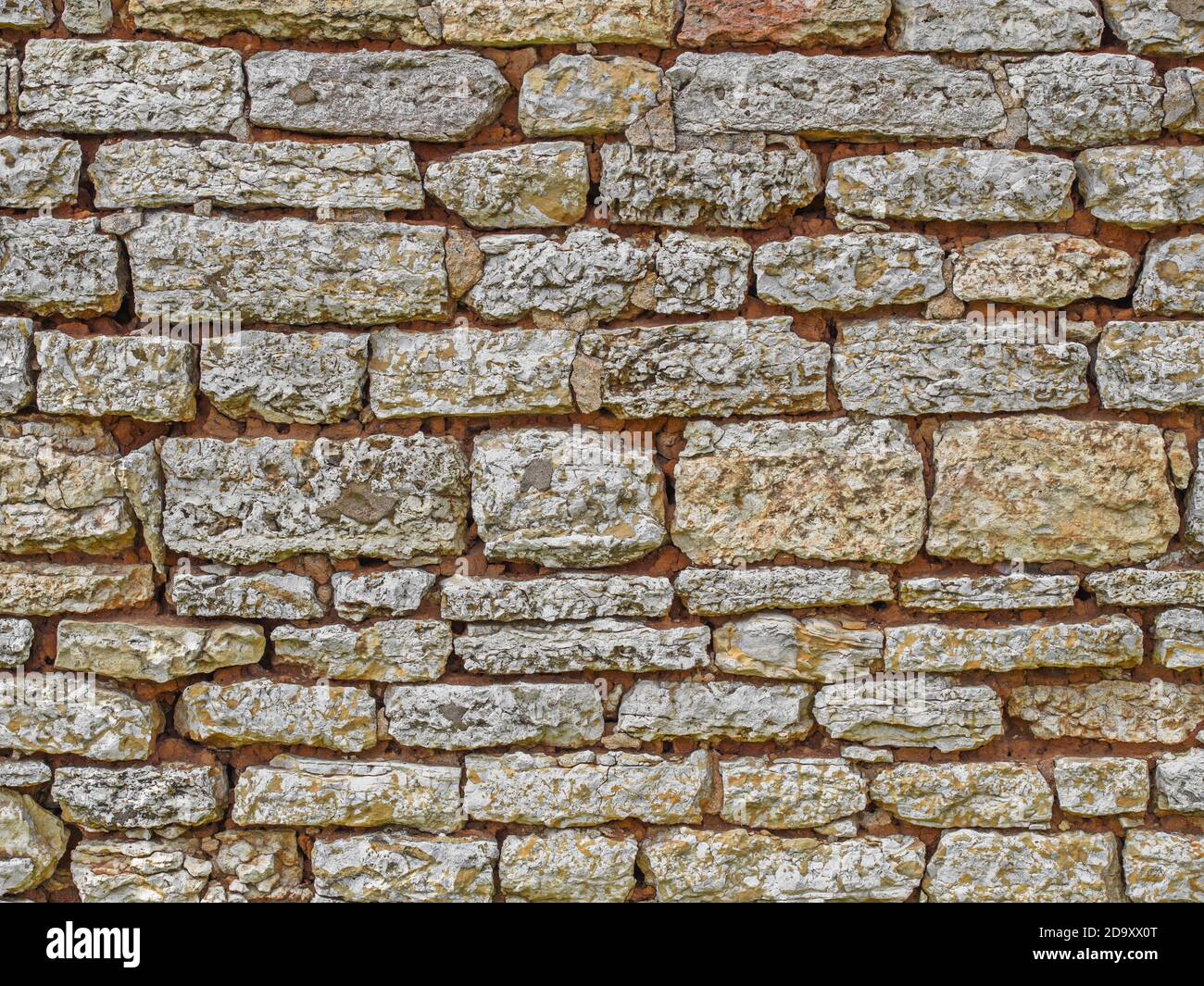 Limestone rustic home wall, sandstone surface background Stock Photo ...