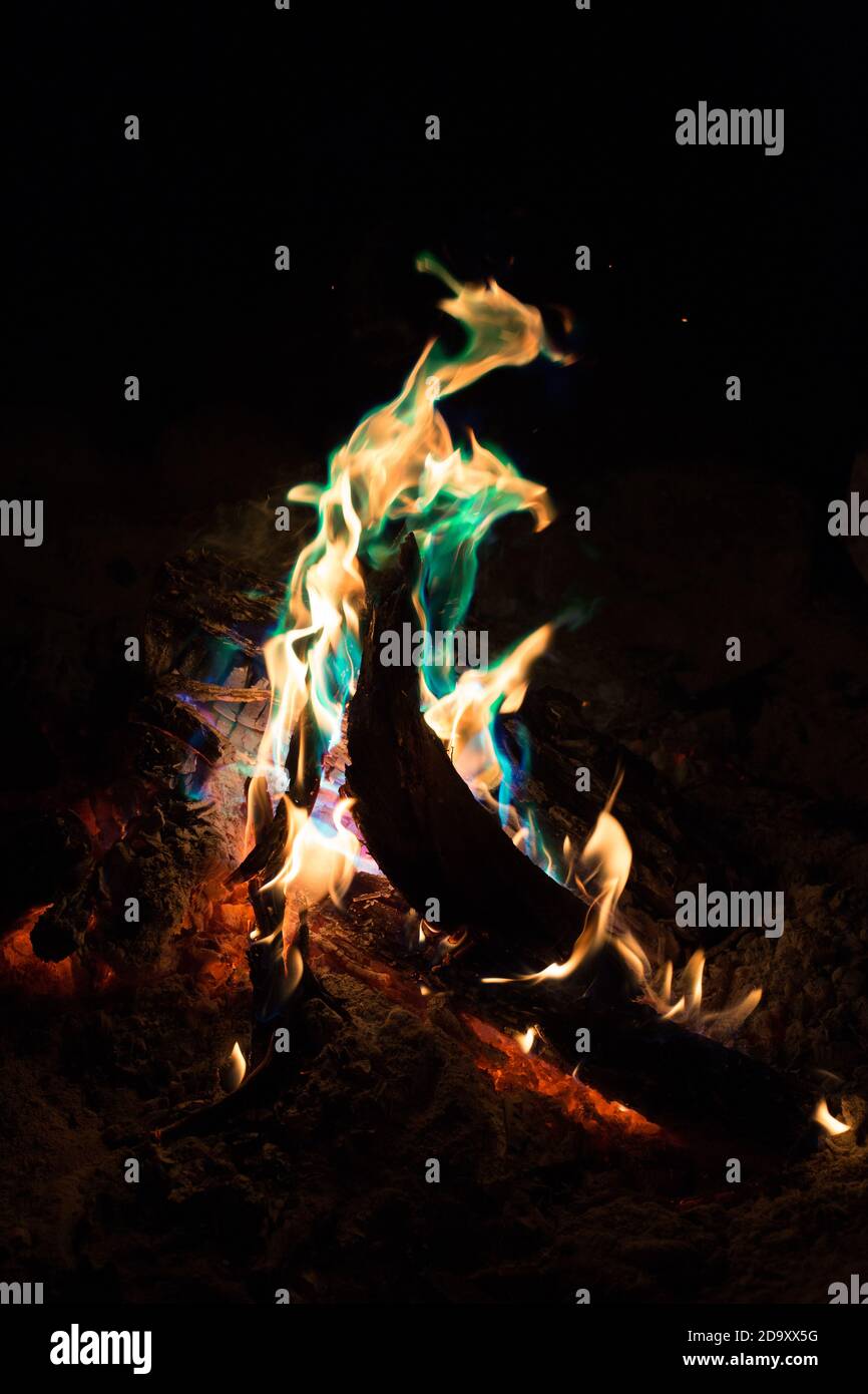 Bonfire color hi-res stock photography and images - Alamy