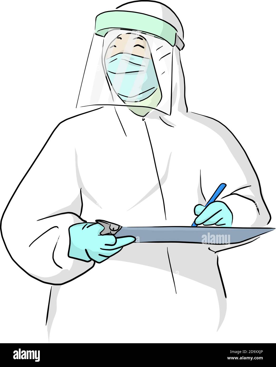 Hand research writing on Stock Vector Images - Alamy