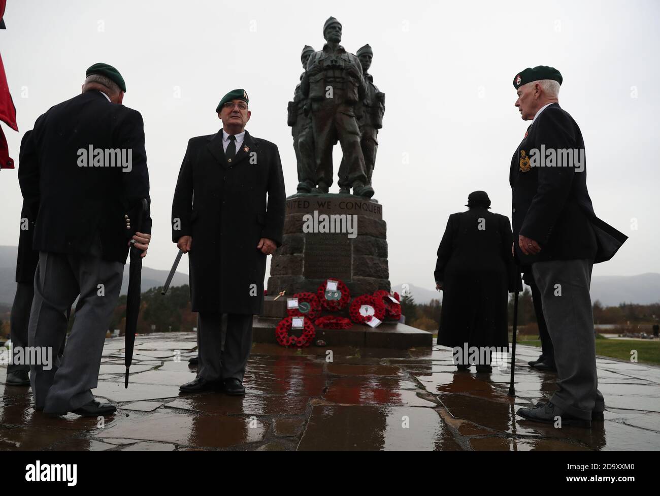 A small number of serving and former Royal Marine Commandos at the ...