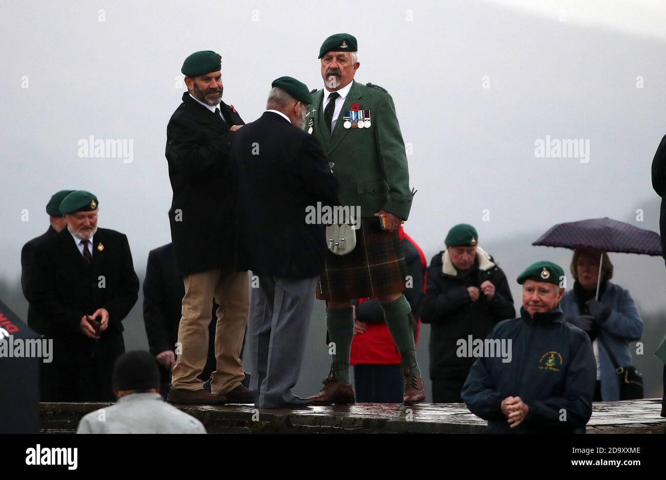 A small number of serving and former Royal Marine Commandos at the ...