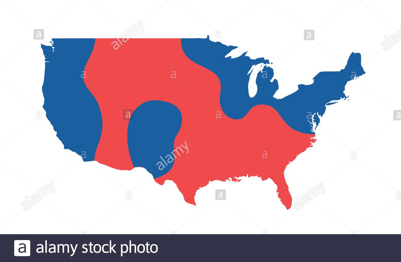 Political States Map High Resolution Stock Photography and Images - Alamy