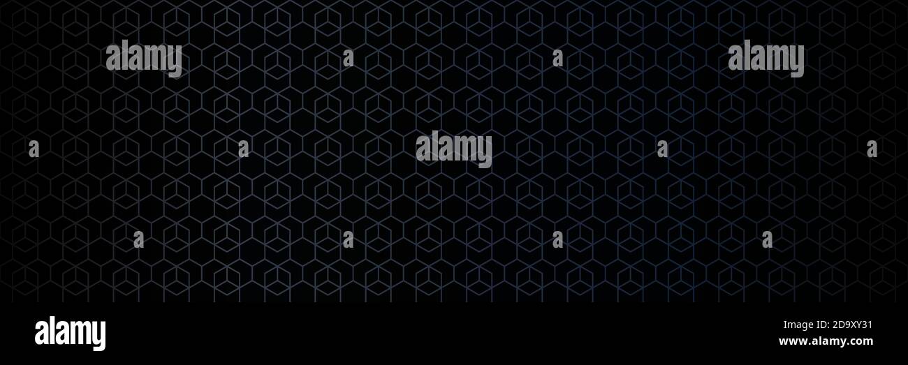 Dark black background abstract geometric pattern. Dark mode concept ...