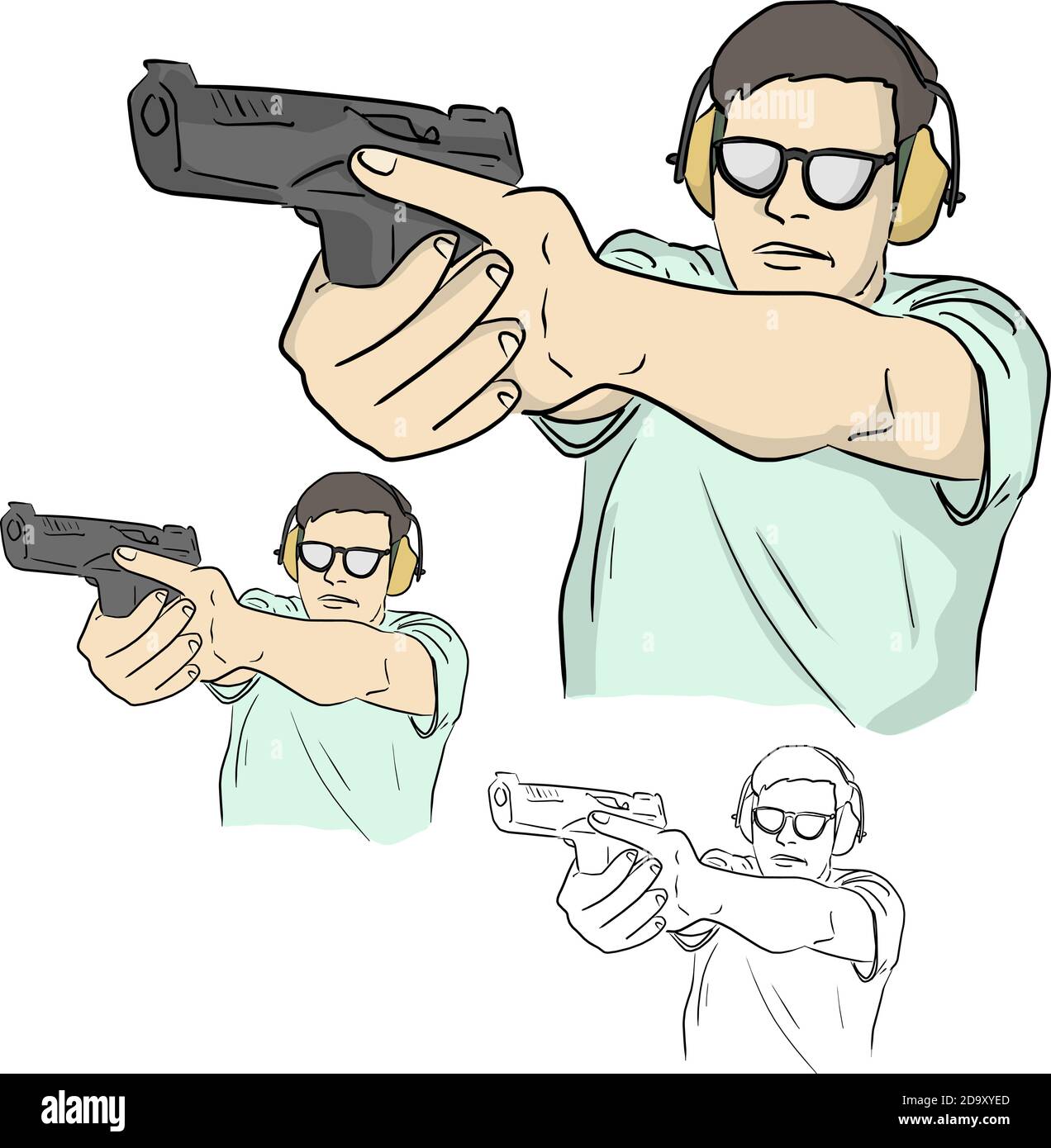 Tactical Shotgun Drawing