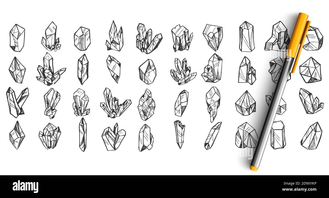 Easy Crystal Drawing