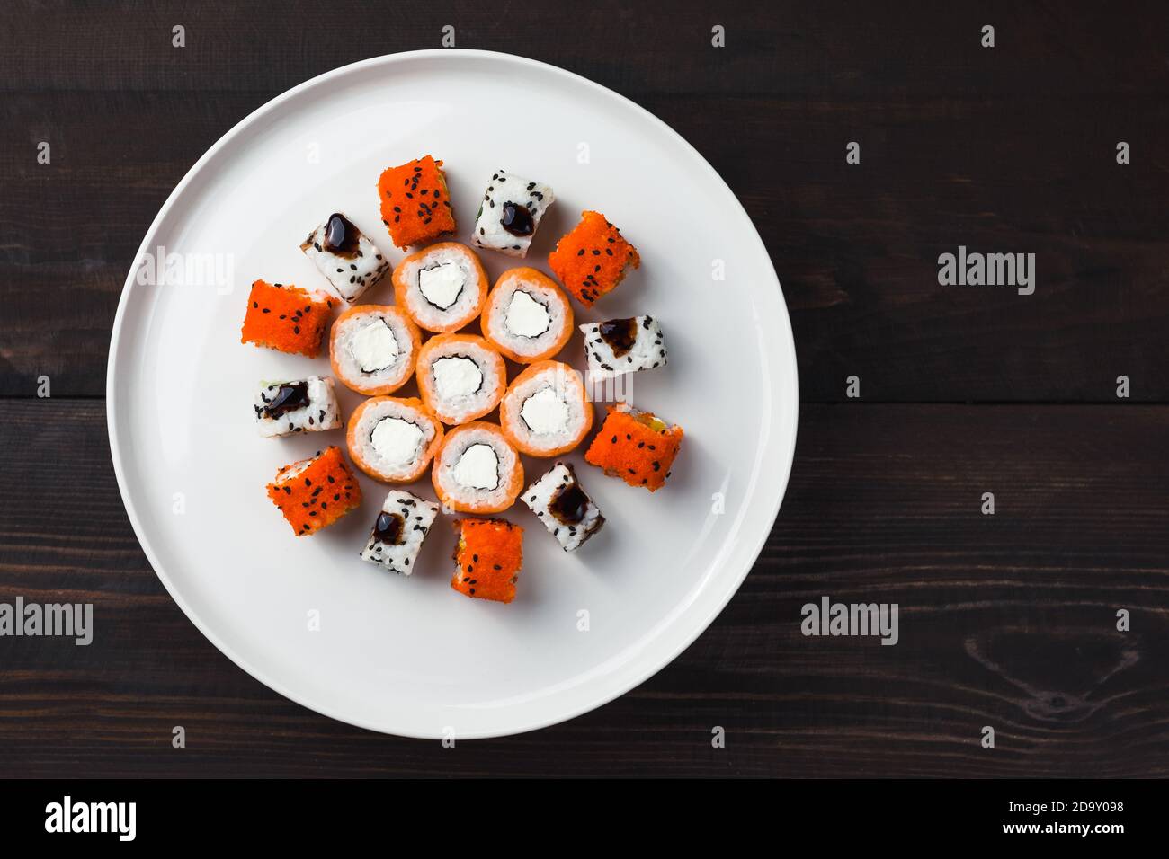 sushi set close up Stock Photo - Alamy