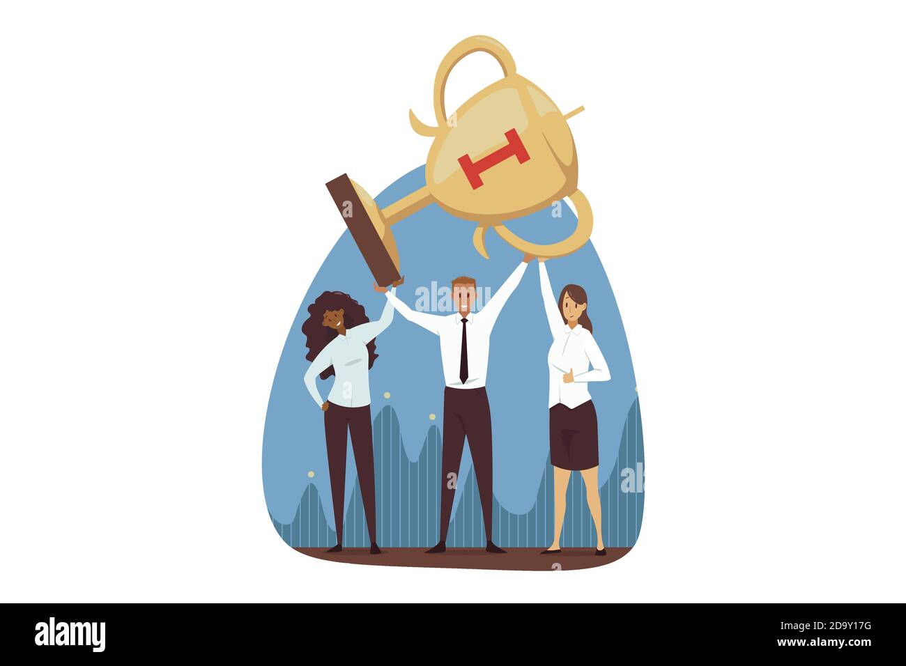 Success, win, celebration, goal achievement, business concept Stock ...