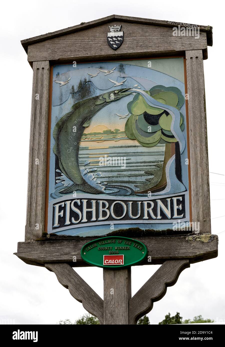 Fishbourne sign hi-res stock photography and images - Alamy