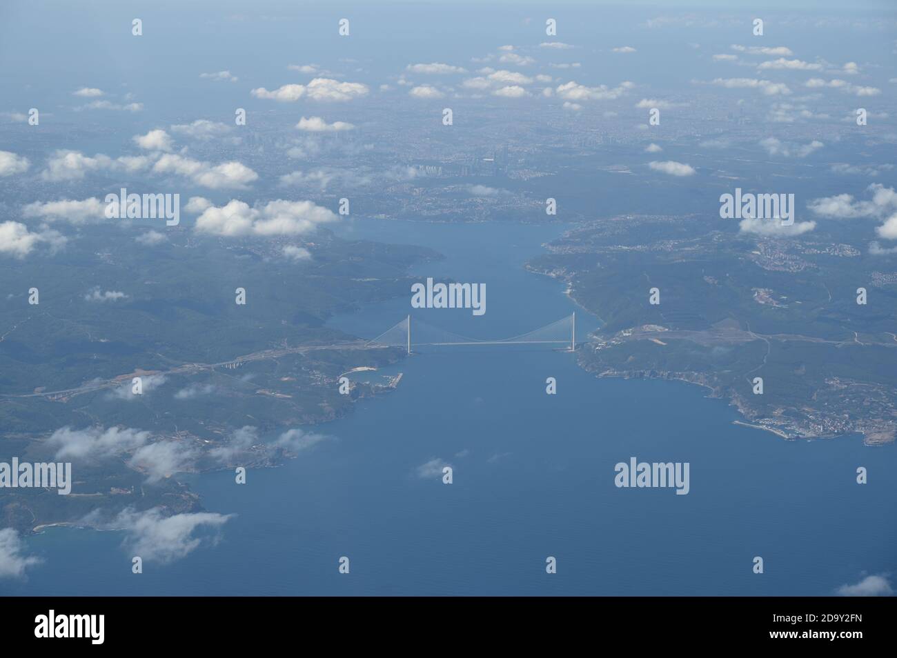 Istanbul, Turkey, Yavuz Sultan Selim Bridge over Bosphorus.The Third ...