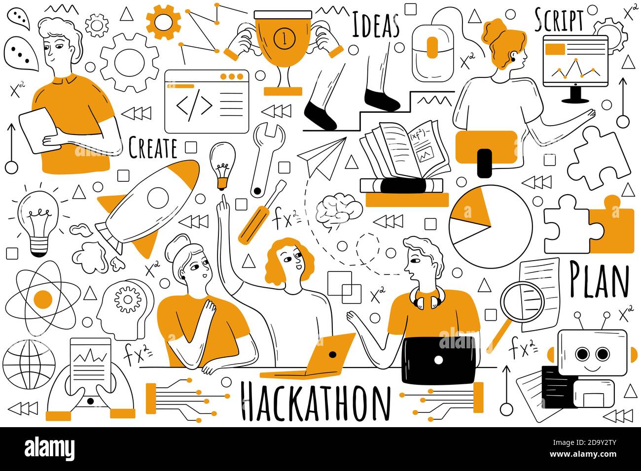 Hackathon Stock Vector Images - Alamy