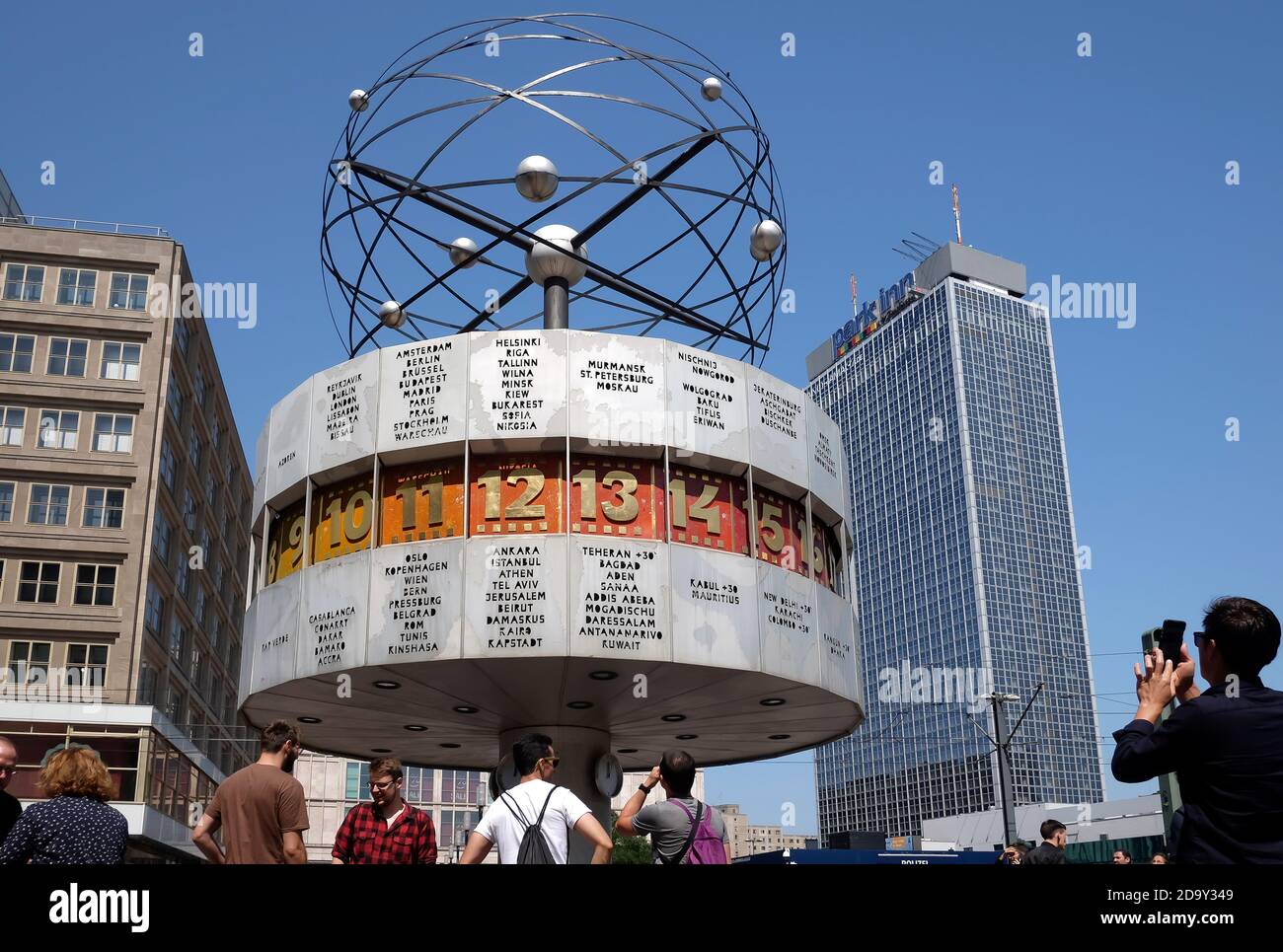 World clock in berlin hi-res stock photography and images - Alamy