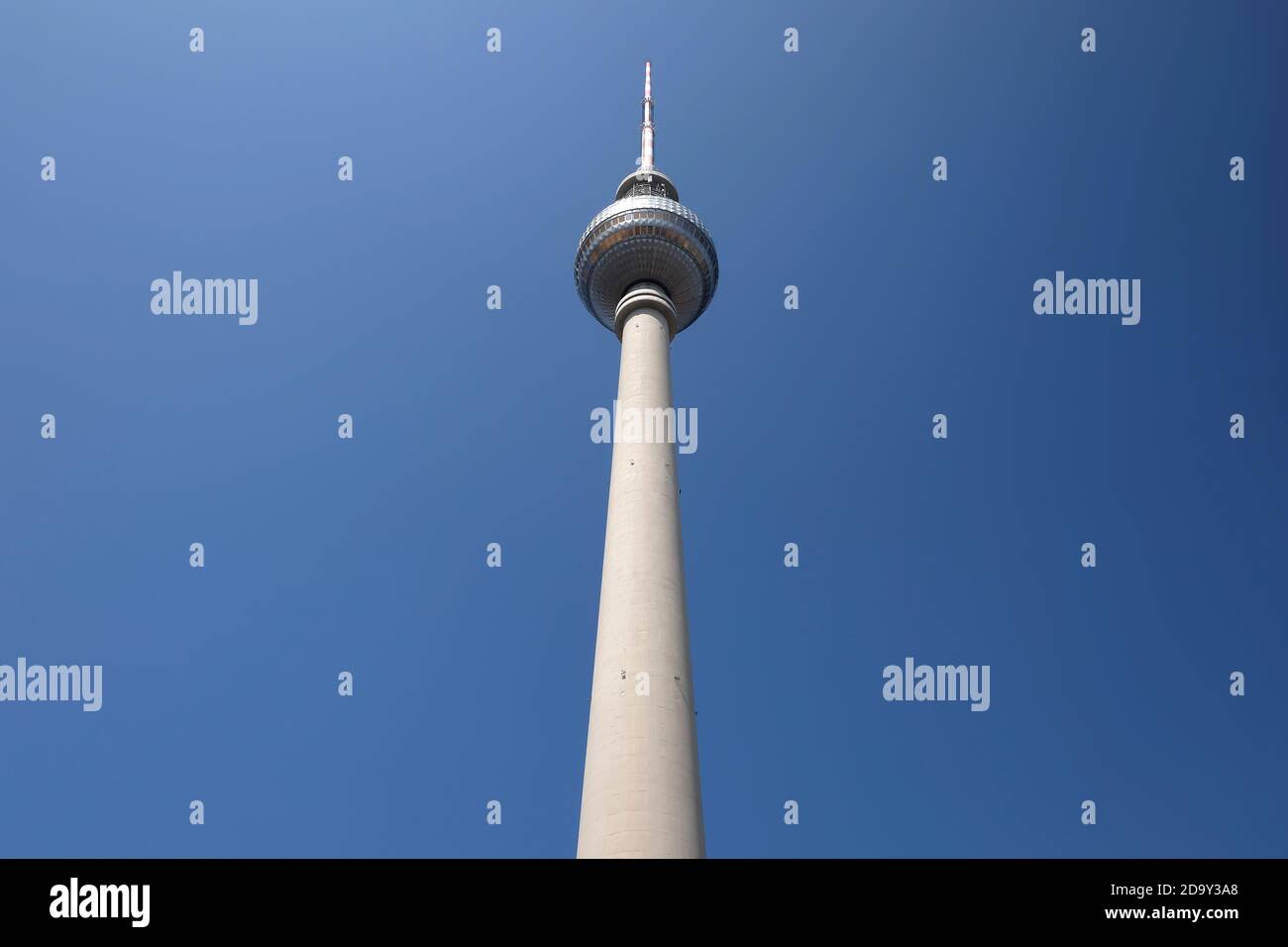 Berliner Fernsehturm, Berlin TV tower, iconic symbol of Berlin, Germany ...