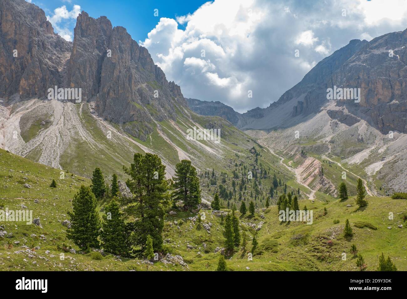 Scenic mountain view in the alps Stock Photo - Alamy