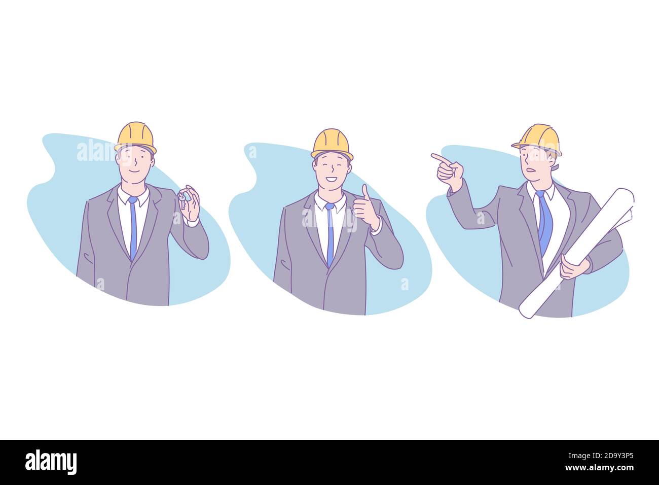 Architectural project development concept Stock Vector Image & Art - Alamy