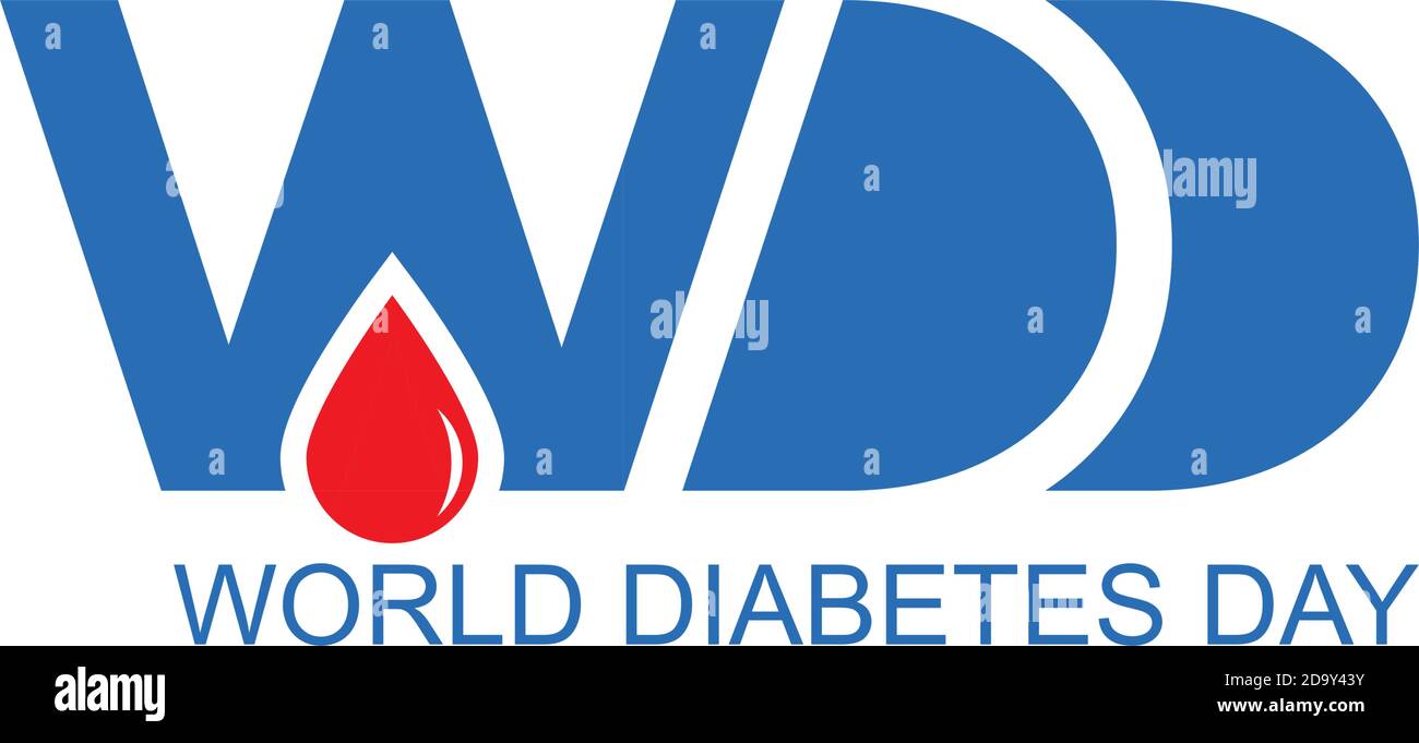World diabetes day awareness design with blue color for poster, website ...