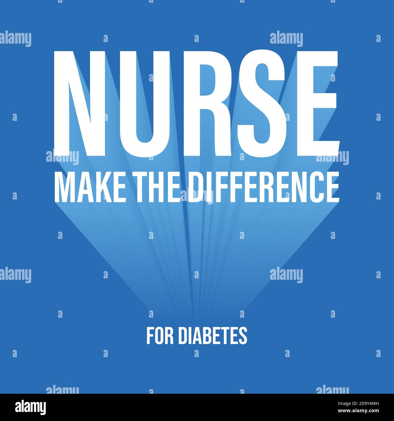 World diabetes day awareness design with recent year theme, nurse make ...