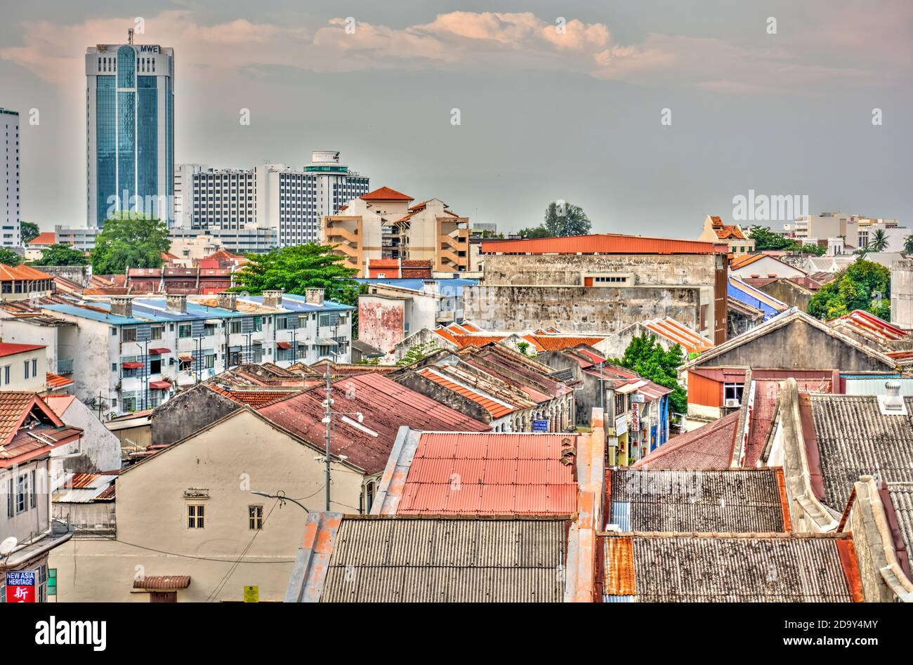 Penang georgetown cityscape hi-res stock photography and images - Alamy