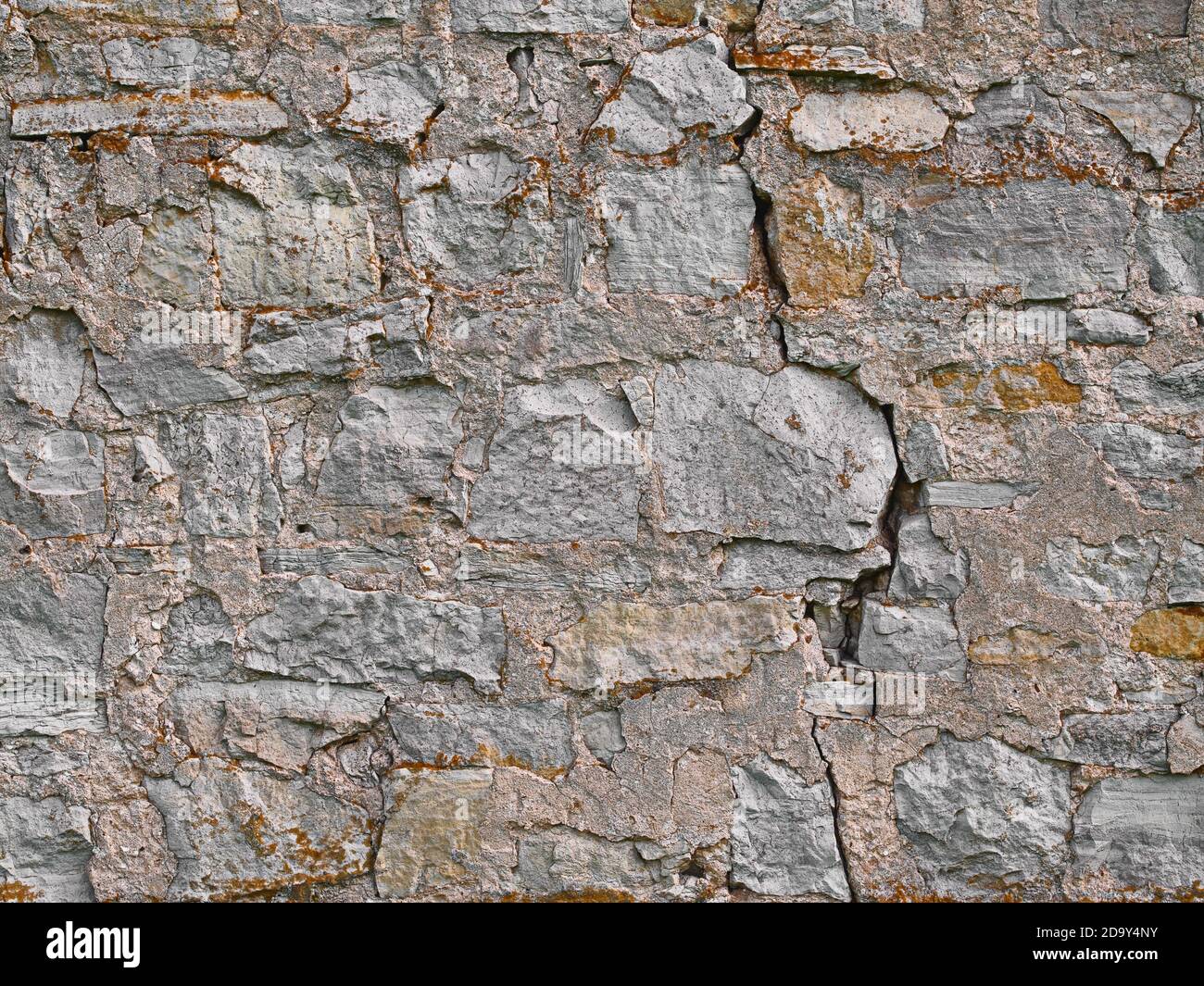Old brick stone wall background, rural limestone stonewall texture ...