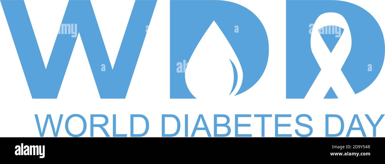 World diabetes day awareness design with blue color for poster, website ...