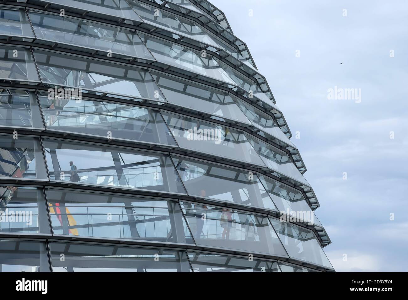 Berlin, Germany : Reichstag glass dome construction above German ...