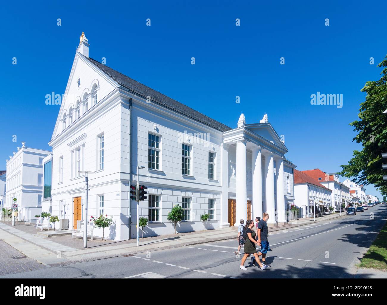 Putbus: Neoclassical Putbus Theatre, Ostsee (Baltic Sea), Rügen Island ...