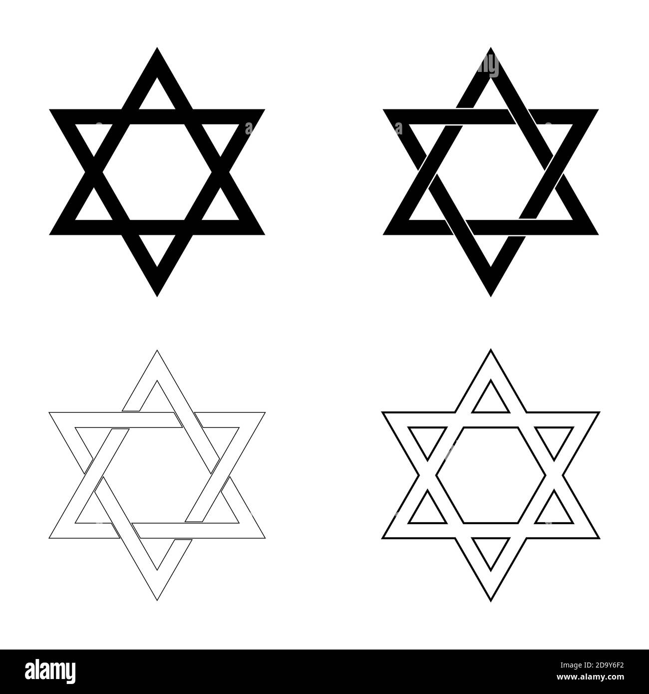 David star icon, israel symbol of religion judaism. Hexagram jerusalem ...