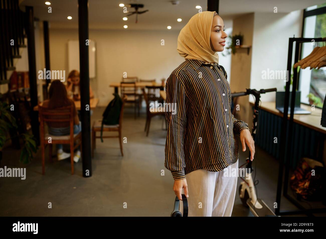 Beautiful arab female student in hijab Stock Photo - Alamy