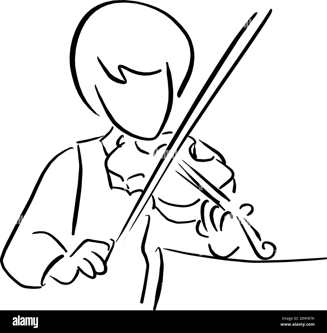 Funny violin player fiddle Stock Vector Images - Alamy