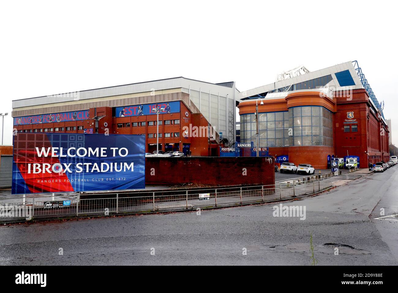 Welcome to ibrox stadium hi-res stock photography and images - Alamy
