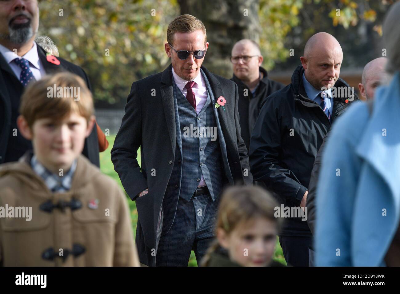 Actor and Reclaim Party leader Laurence Fox joins supporters on a march ...