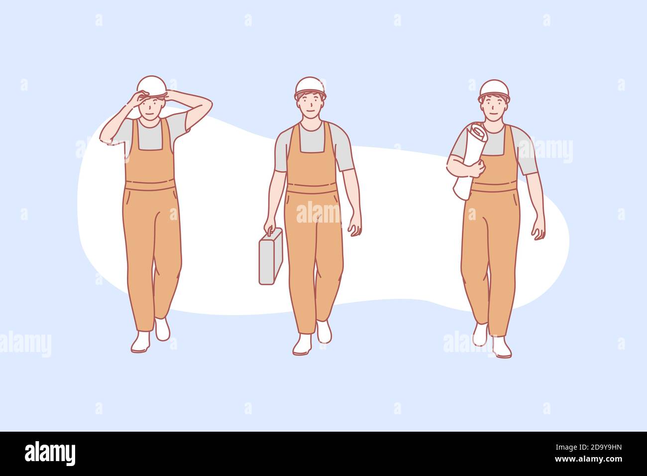 Master, builder, business, construction, engineer, set Stock Vector ...