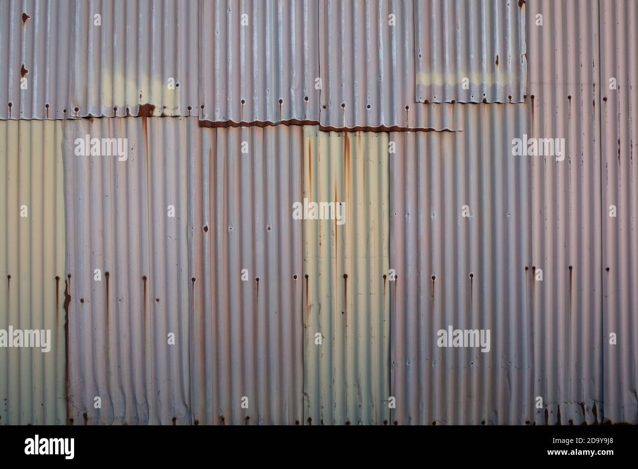 background of old iron panels in pastel colors Stock Photo - Alamy