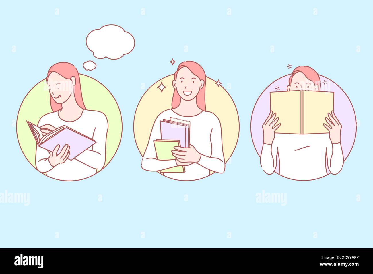 Education, study, knowledge set concept Stock Vector Image & Art - Alamy