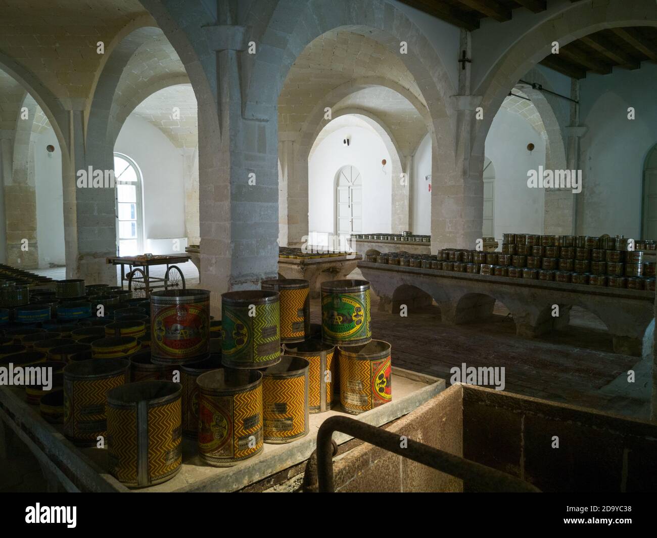 Favignana, Italy, August 2020. In the former Florio factory now a ...