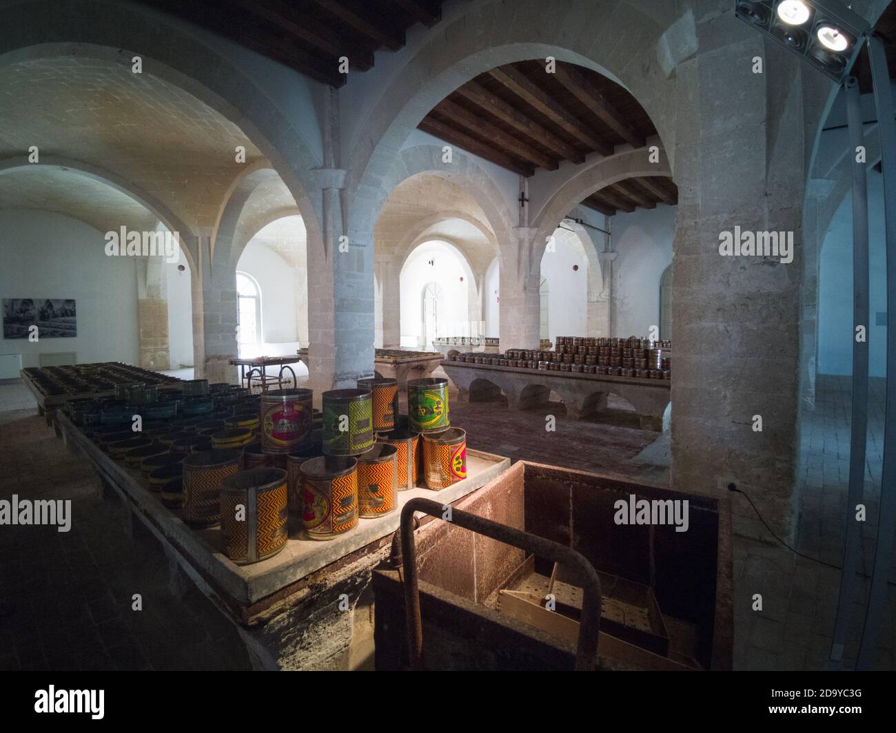 Favignana, Italy, August 2020. In the former Florio factory now a ...