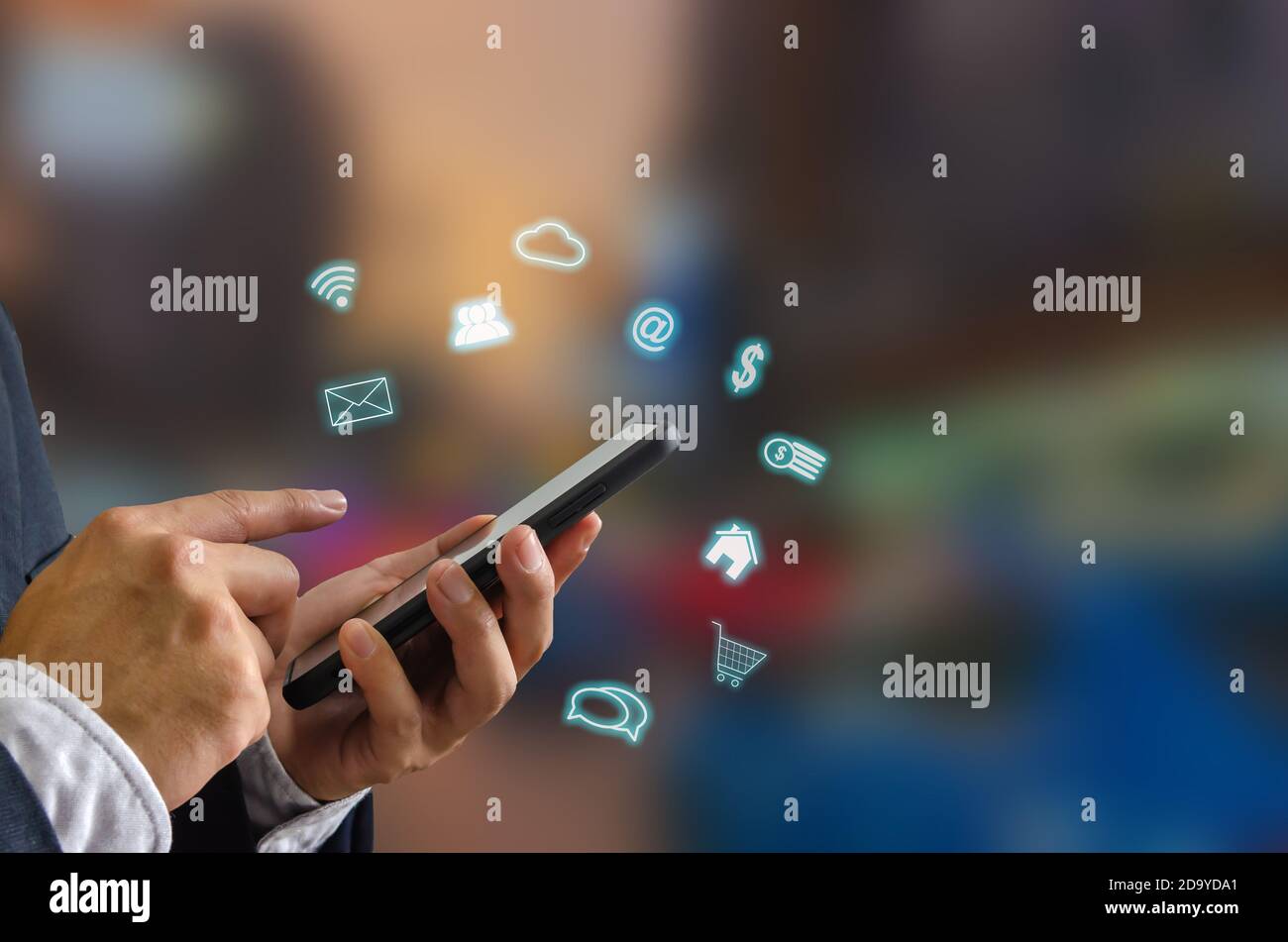 Icon set showing outline hi-res stock photography and images - Alamy