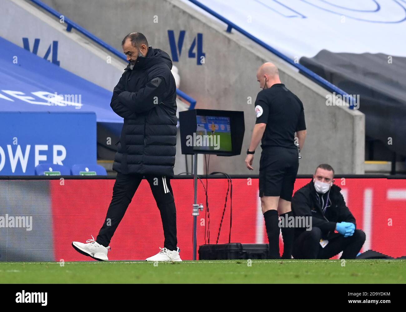 Wolverhampton Wanderers manager Nuno Espirito Santo reacts on the ...