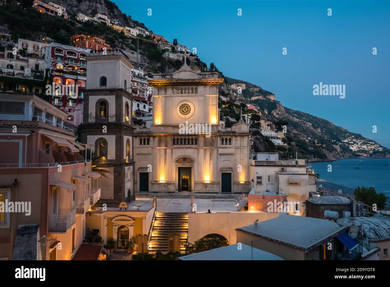 Positano church hi-res stock photography and images - Alamy