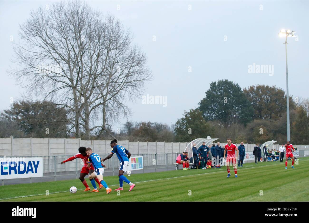 Fa cup first round match skyex community stadium hi-res stock ...