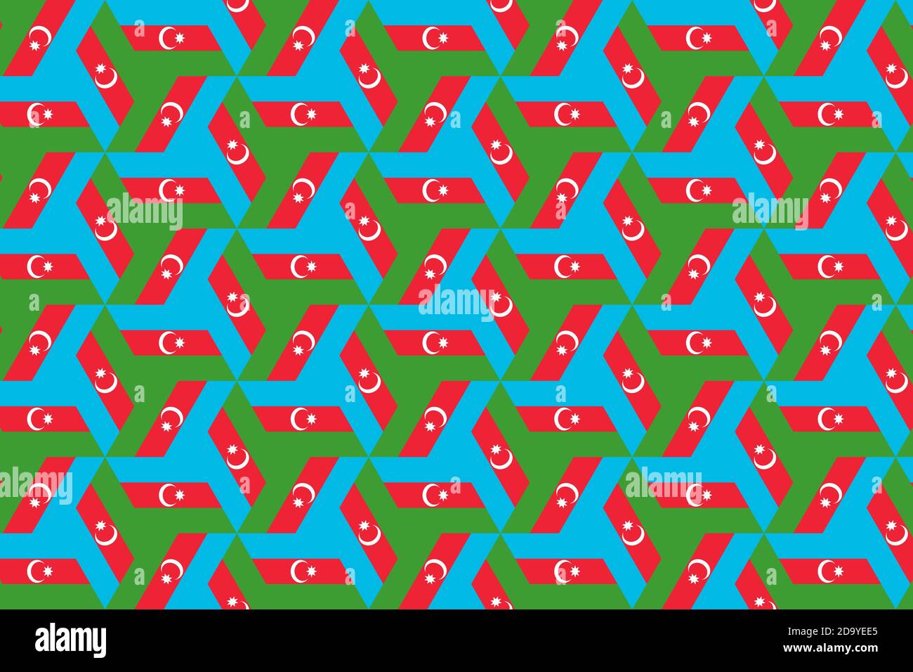 Simple geometric pattern in the colors of the national flag of ...