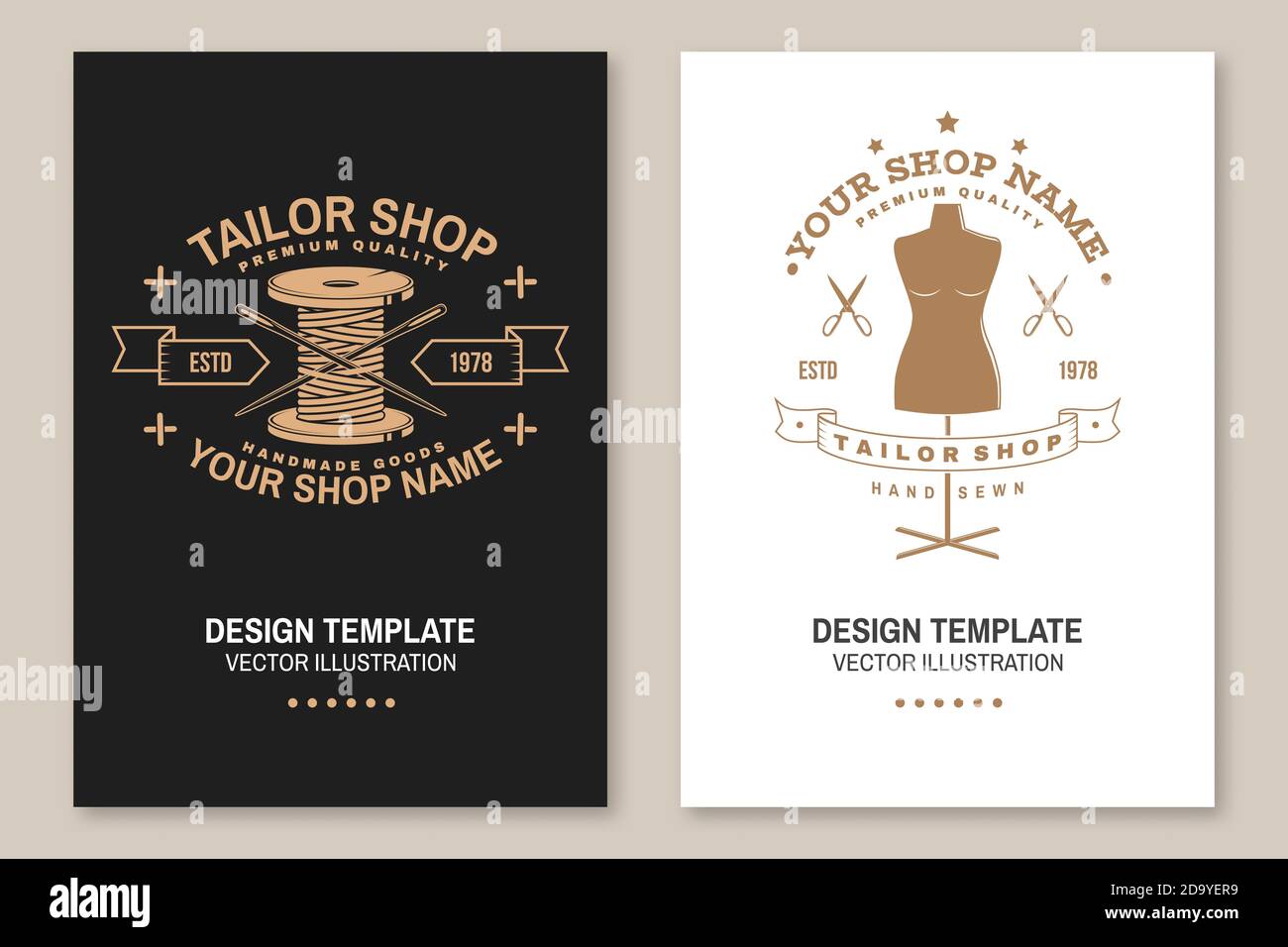 Bespoke tailoring illustration hi-res stock photography and images - Alamy
