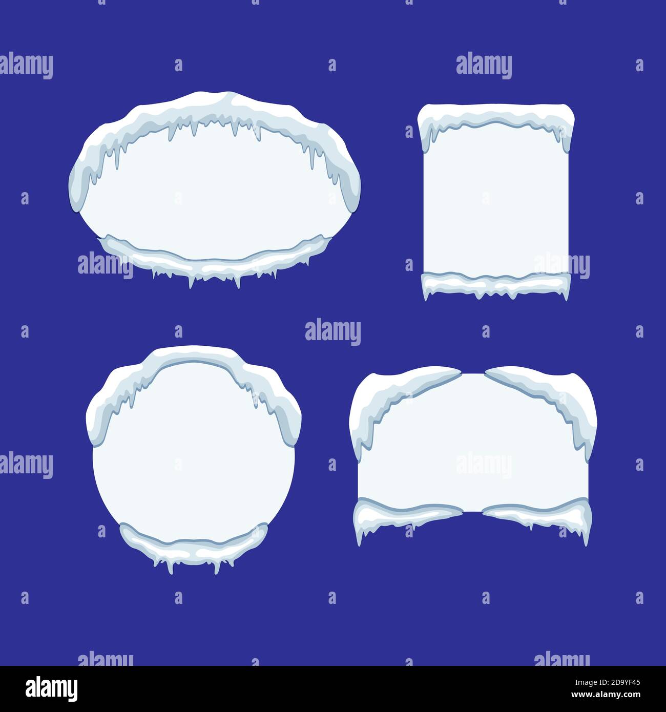 Snow ice icy Stock Vector Images - Alamy