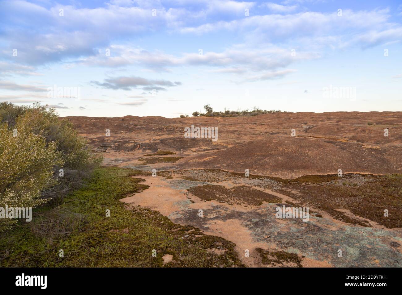 Granite Rock Outcrop north of Holt Rock, Western Australia Stock Photo ...